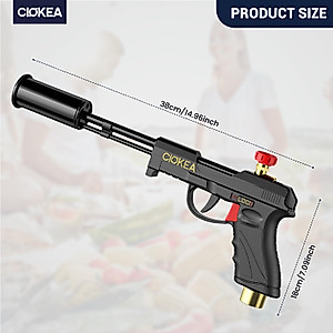 Propane Torch, Adjustable Cooking Torch, Sear Culinary Blow Torch for Baking, Steak, Sous Vide & BBQ