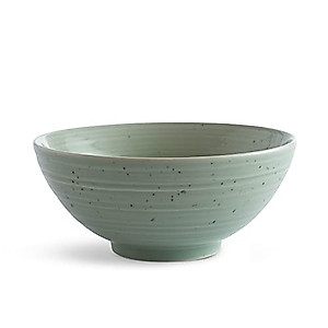 Sango Siterra Artist's Blend 16-Piece Stoneware Dinnerware Set with Round Plates and Bowls, Muticolor