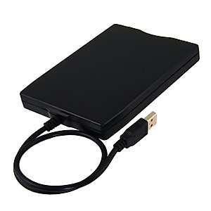 Syba USB Portable 3.5" Floppy Disk Drive, Plug and Play No Drivers Needed, Windows 2000/XP/Vista/7/8/10 Mac OSX Linux (External) NEC Chipset SY-USB-FDD
