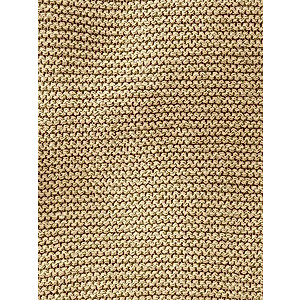 little planet by carter's unisex-baby Organic Cotton Sweater Knit Overalls, Camp Khaki, 3 Months