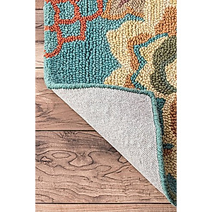 nuLOOM Isabella Hand Tufted Wool Area Rug, 5' x 7' 6", Multi