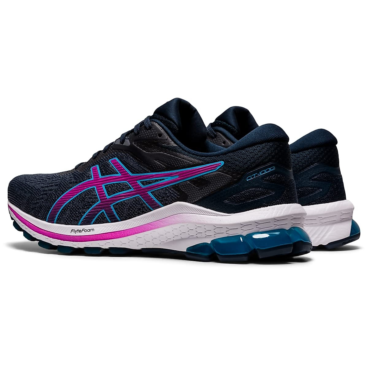 ASICS Women's GT-1000 10 Running Shoes, 7, French Blue/Digital Grape