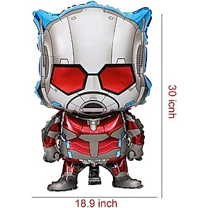 5pcs Superhero Balloons Birthday Party Decorations Supplies For Your Kids Theme Party, Baby Shower Birthday Pasrty