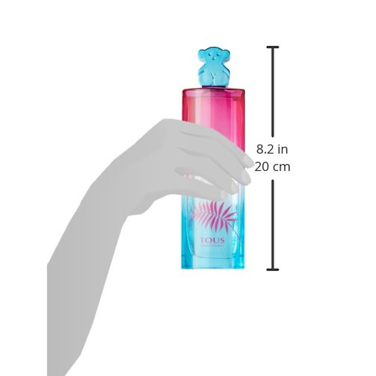 TOUS Bonjour Senorita Eau de Toilette Spray for Women, 3 Ounce, Multicolor (43004000)