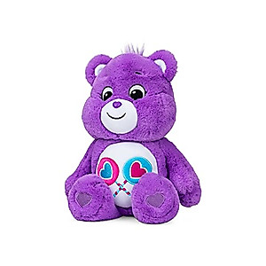 Care Bears Share Bear Stuffed Animal, 14 inches , Purple