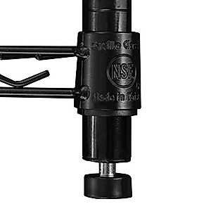 Seville Classics UltraDurable Heavy Duty NSF Solid Steel Wire Rack Storage Unit Organizer for Garage, Warehouse, Office, Restaurant, Classroom, Kitchen, 5-Tier Shelving, 24" W x 18" D, Black, 10 Count