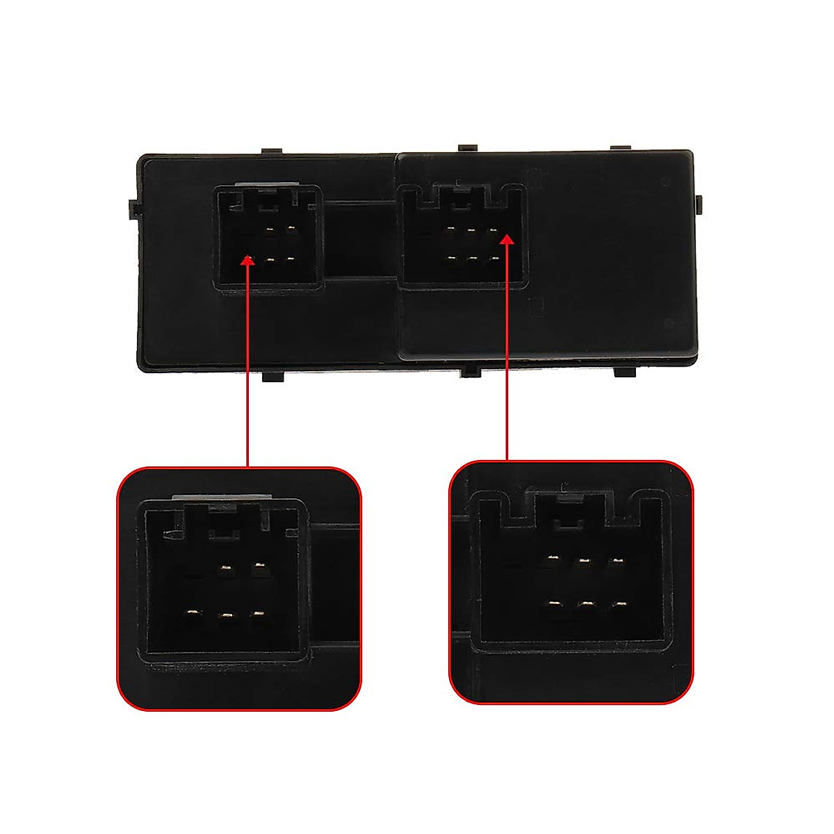 BRTEC Driver Side Master Power Window Switch 2002 2003 2004 for Ford F250 F350 F450; 2002 2003 for Ford Explorer; 2002 2003 2004 2005 for Ford Excursion & for Mercury Mountaineer Power Window Switch