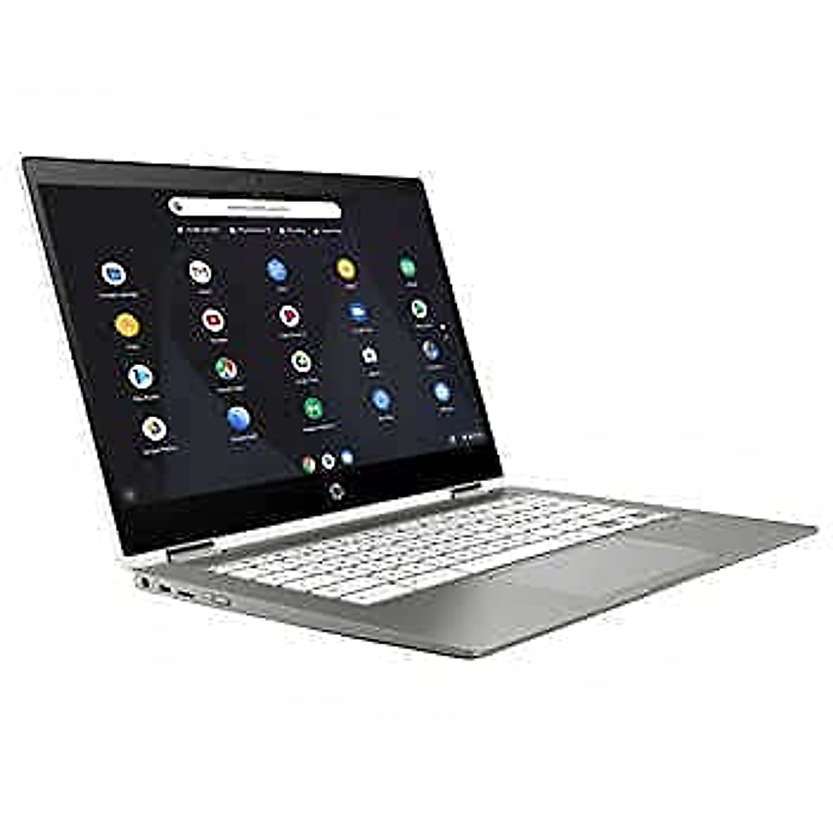 HP Chromebook X360 14-inch Touchscreen 64GB eMMC Celeron N4020 (4GB Memory, Memory Card Reader, Chrome OS) White/ Mineral Silver, 14b-ca0645cl