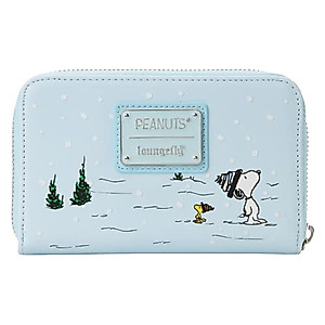 Loungefly Peanuts Charlie Brown Ice Skating Zip Around Wallet