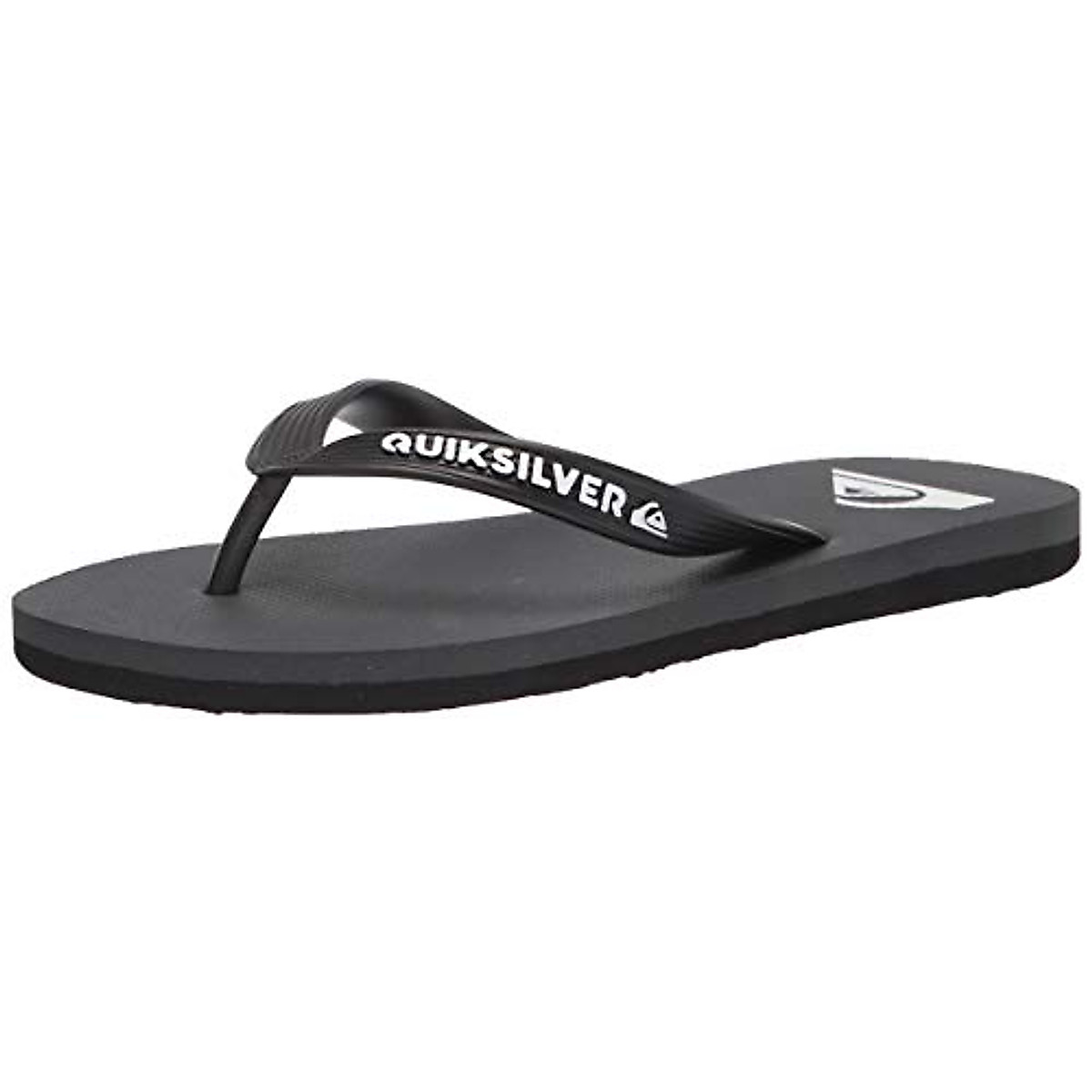 Quiksilver Men's Molokai 3 Point Flip Flop Sandal, Grey 1, 10