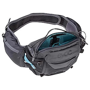 Evoc, Hip Pack Pro, Hydration Bag, Volume: 3L, Bladder: Not inlcuded, Black/Carbon Grey