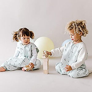 Tealbee DREAMSIE Toddler Wearable Blanket with Sleeves | Baby Sleep Bag Sack with Feet for Walkers and Walking Baby. TOG 0.8 Toddler Sleep Suit to Keep Warm (12M-2T)