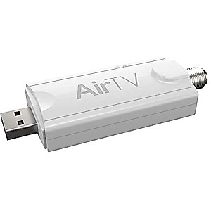 AirTV All-In-One with Dual Tuner Adapter | 3ft Cat5e UTP Cable & ASKA TV Coaxial Cable Splitter | Bonus $25 SlingTV Credit