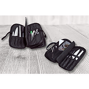 3 Claveles 1715 Black Polyester Knife Holder