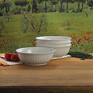 Mikasa Italian Countryside Soup/Cereal Bowl, 7-Inch, Set of 4