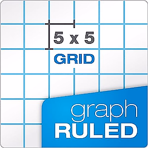 Oxford Graph Notebook - 1-subject - Grid Paper Notebook - 8" X 10-1/2" - Pack Of 3 - Math, Drawing, And Engineering Notebook - Pastel Colored Graph Paper Notebook