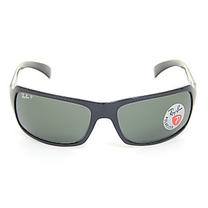 New Ray Ban RB4075 601/58 Glossy Black/G-15 XLT Polarized 61mm Sunglasses