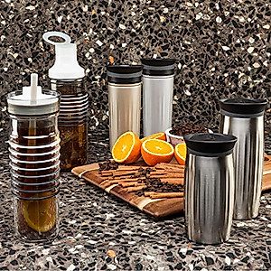 Zak Designs HydraTrak Insulated Tumbler, 1 Count (Pack of 1), Ghost