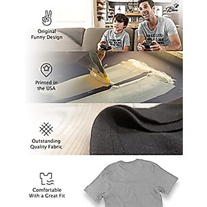 I Paused My Game to Be Here Shirt Funny Video Gamer Gift Geek T-Shirt T-Shirt 3X-Large Gray