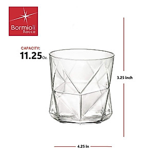 Bormioli Rocco - 234510GRB021990 Bormioli Rocco Cassiopea Rocks Glass, Clear, 11.25 oz Glassware Set