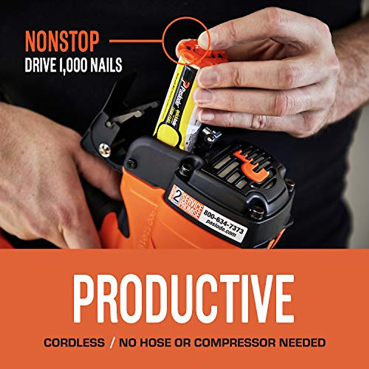 Paslode, Universal Short Yellow Trim Fuel, 816007, For Paslode Finish and Brad Nailers, 2 Pack