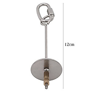 ShanLily Stainless Steel Parrot Food Skewer Food Meat Fruit Stick Spear Holder Small Animal Bird Toy Bird Treating Tool