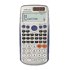 Scientific Calculators, IPepul Math Calculator with 417 Function, Solar Battery Power and 4-Line Display, School Supplies for Middle High College Students Teachers(991ES Plus)