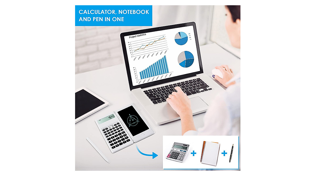 IPepul Scientific Calculators for Students, 10-Digit Large Screen, Math ...