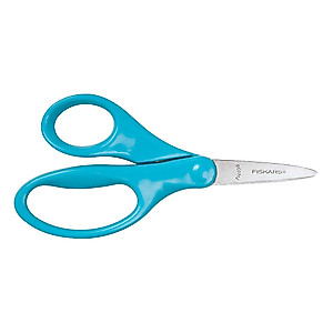 Fiskars 194300-1063 Back to School Supplies, Kids Scissors Pointed-tip, 5 Inch, Color Received May Vary
