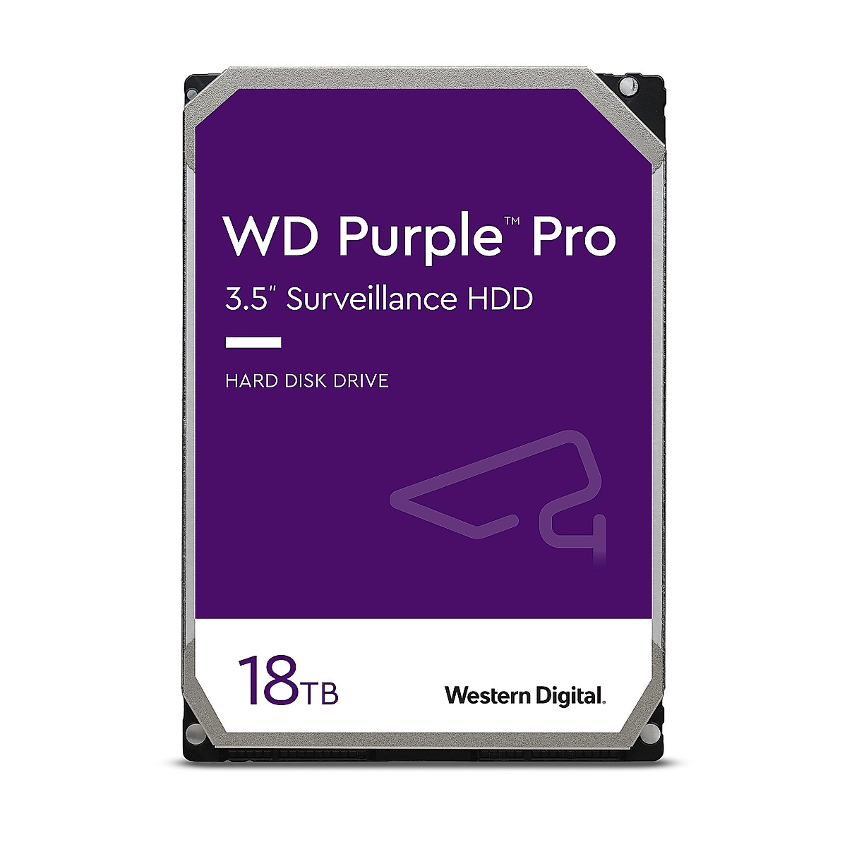 Western Digital 18TB WD Purple Pro Surveillance Internal Hard Drive HDD - SATA 6 Gb/s, 512 MB Cache, 3.5" - WD181PURP