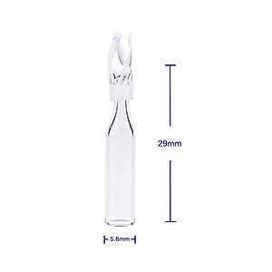ALWSCI Polyspring Insert Clear Glass, 6 mm Insert Diameter, Volume 250µl, Pack of 100