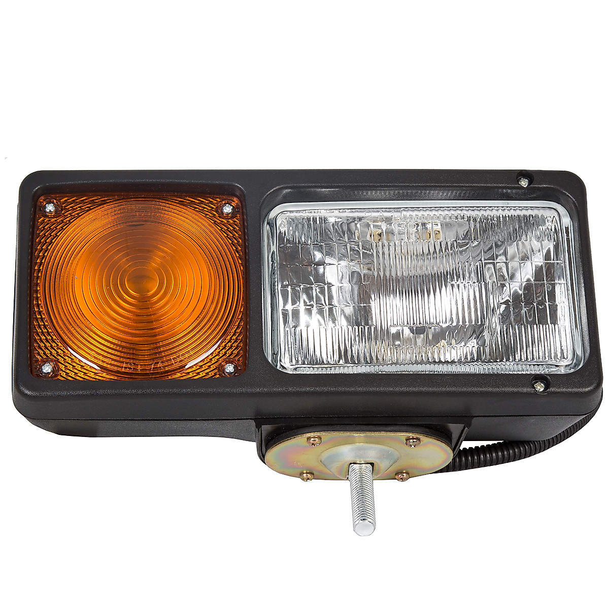 ECOTRIC 2 Pcs Universal Light Snow Plow Lamp Headlight Turn Signal Snowplow Replacement For 505K On Truck& Pickup