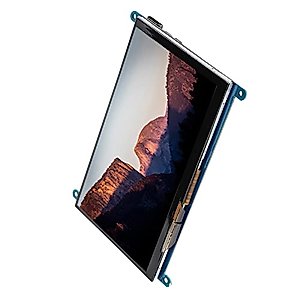 Pavv 7 Inch HD Display Touchscreen, HDMI 1024x600 Capacitive Display Screen for Raspberry Generation 1 2 3, Computer Monitor Supports Windows 7 8 10