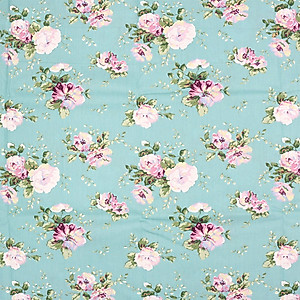 Hanjunzhao Green Fat Quarters Fabric Bundles, Precut Quilt Sewing Quilting Fabric, 18 x 22 inches (Green Floral)