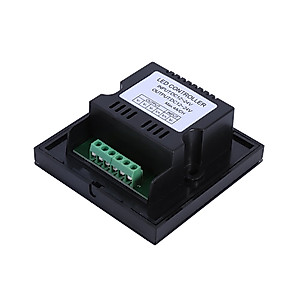 DC12V-24V Single Color Touch Panel Dimmer LED Light Strip Wall Switch Controller Dimming Controller Light Switch (Black)