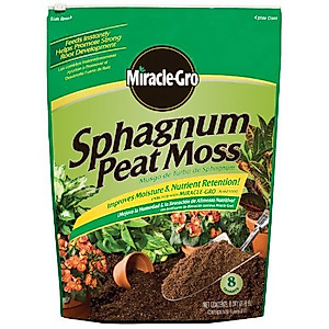 Miracle-Gro 0059472-323 Sphagnum Peat Moss - 8 Quart