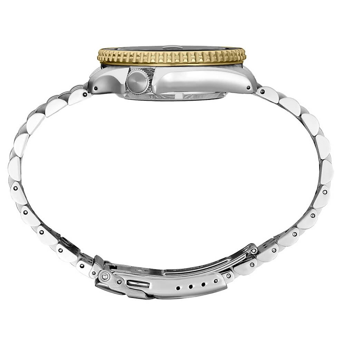 SEIKO SSK021 Automatic Watch for Men - 5 Sports Collection - Men's Sport Watch, Stainless Steel, Charcoal Dial, GMT Hand - Water-Resistant 100M