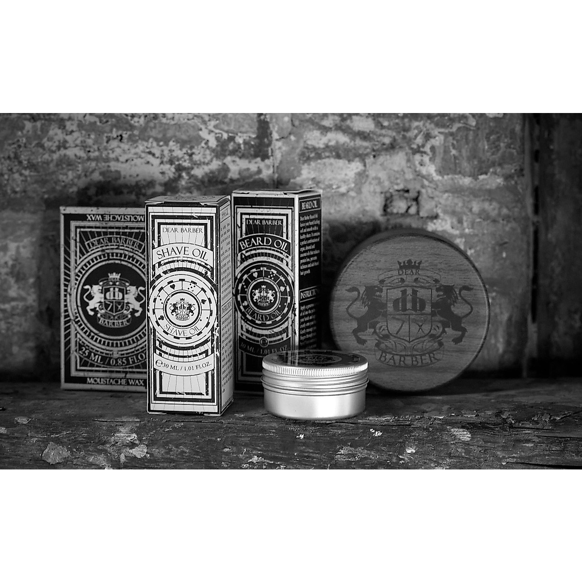 Dear Barber Men's Beard Oil, Light and Non-Greasy, Conditions Dry Hair, Nourishes Skin, Ideal for all Facial Hair, Easy Application, 30ml