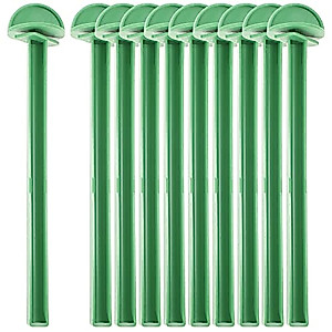 POPETPOP Bird Cage Perch Plastic Parrot Branch Stand Parrot Cage Hanging Toys for Small Conures Macaws Parakeets Parrots Love Birds Finches Green 10PCS