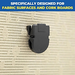 1InTheOffice Cubicle Clips, Black, 12/Pack (Black)