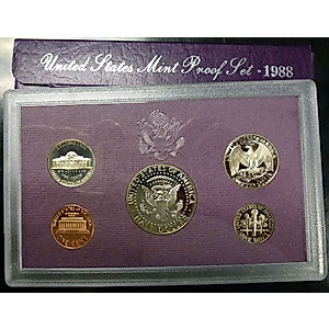 1988 S Proof Set Various US Mint Original Mint Pkg