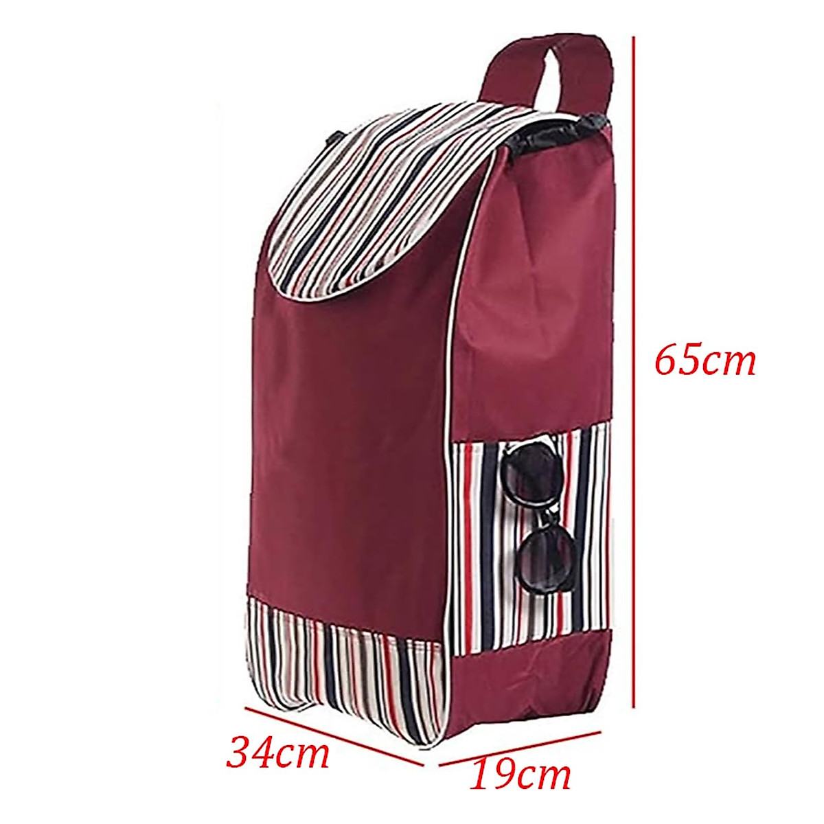 JIAHESHYP Collapsible Shopping Bags for Groceries Suitable for Shopping Cart, Oxford Cloth Waterproof Storage Bag, Reusable Grocery Bags Foldable Easy-to-Carry, Multi-Functional Shopping Bag