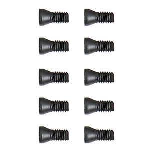 Accusize Industrial Tools M2.5 by 6 Replacement Screws for Indexable Face Mill and End Mills, 10 Pc, 0046-0910x10