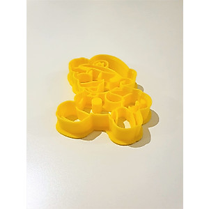 T3D Cookie Cutters Inspired By Mario Bros Cookie Cutter, Suitable for Cakes Biscuit and Fondant Cookie Mold for Homemade Treats, 3.54'' x 2.63'' x 0.55''