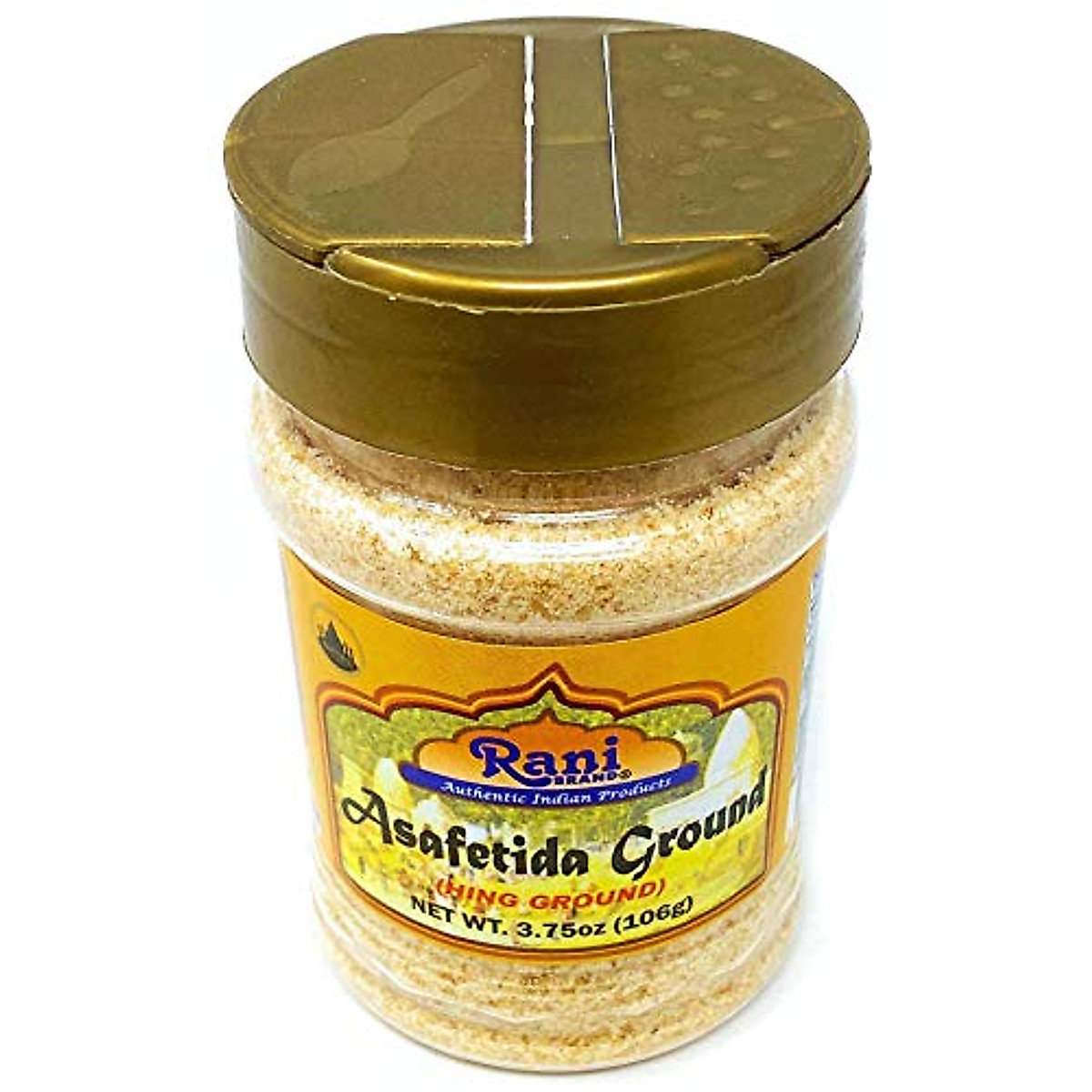 Rani Asafetida (Hing) Ground 3.75oz (106g) PET Jar ~ All Natural | Salt Free | Vegan | Non-GMO | Asafoetida Indian Spice | Best for Onion Garlic Substitute