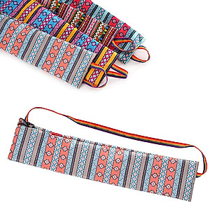 DYNWAVE Portable Carrying Bag for Climbing Sticks Walking Trekking Hiking Poles, Outdoor Camping Backpacking Tent Poles Rods Storage Carrier Pouch Case