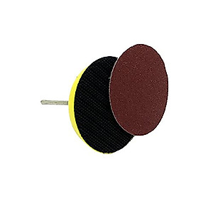 AUTOTOOLHOME 100 Pack 2 inch Sanding Discs Kit with Polishing Pads Plate 40 60 80 100 120 150 180 240 320 400 Grit Sandpapers for Drill Grinder Rotary Tool