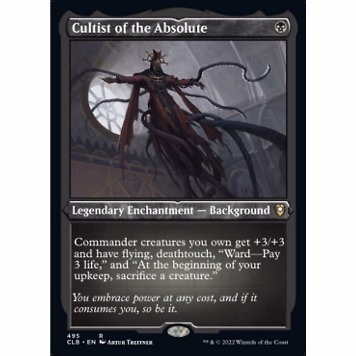 Magic: the Gathering - Cultist of The Absolute (495) - Etched - Foil - Battle for Baldur's Gate