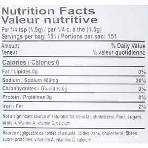 Natural Sea Salt Light Grey Celtic 1/2 Pound Bag Vital Mineral Blend - 227g / 1/2 lb Resealable Bag Unrefined Mineral Salt Kosher Certified