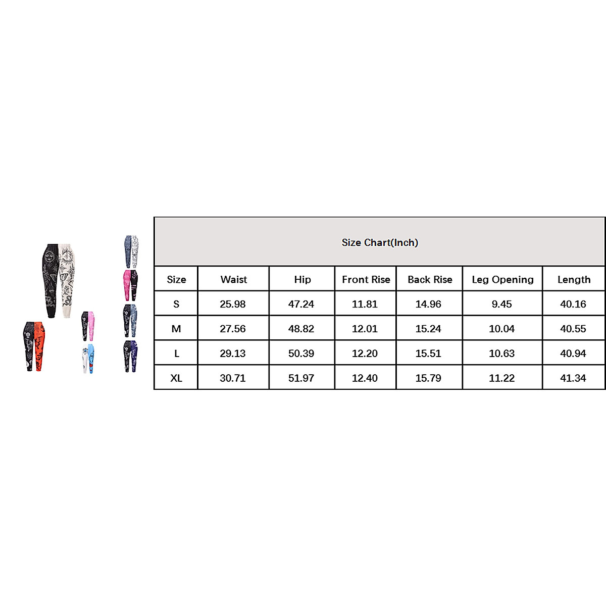 Amuver Women's Boho Hippie Harem Pants High Smocked Waist Printed Patchwork Sweatpants Yoga 90S Goth Baggy Casual Trousers White/Black